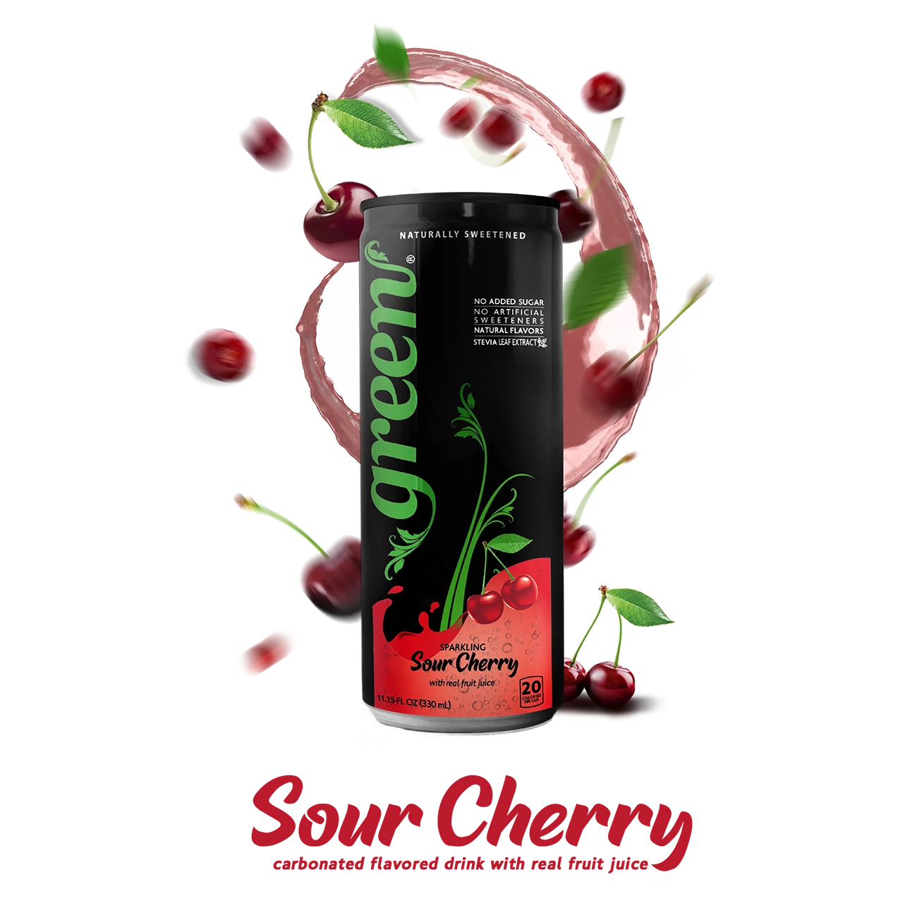 Green Sour Cherry Soda: Taste the Refreshing Difference | Green Cola – Green Cola North America